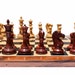 Queens Gambit Series Complete Chess Set Boxwood & Padauk 4 King With 2 ...