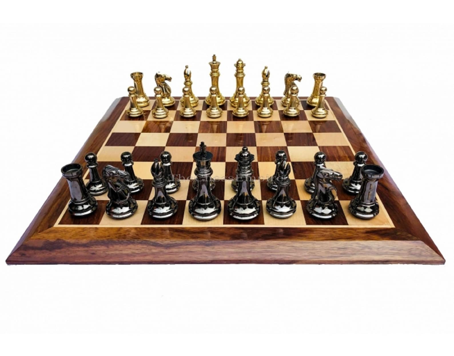 Exclusive Brass Staunton Luxury Complete Chess Set 4 - Etsy