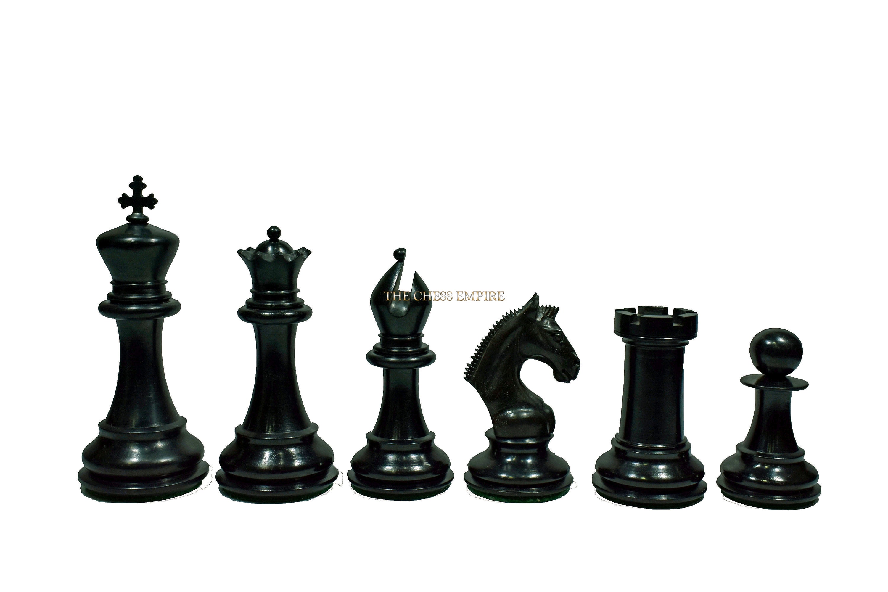 The Arabian Knight Luxury Chess Pieces Boxwood & Ebony - Etsy UK