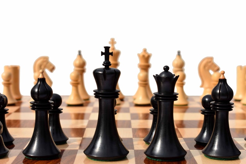 Forever Series Luxury Complete Chess Set Boxwood & Ebonized | Etsy