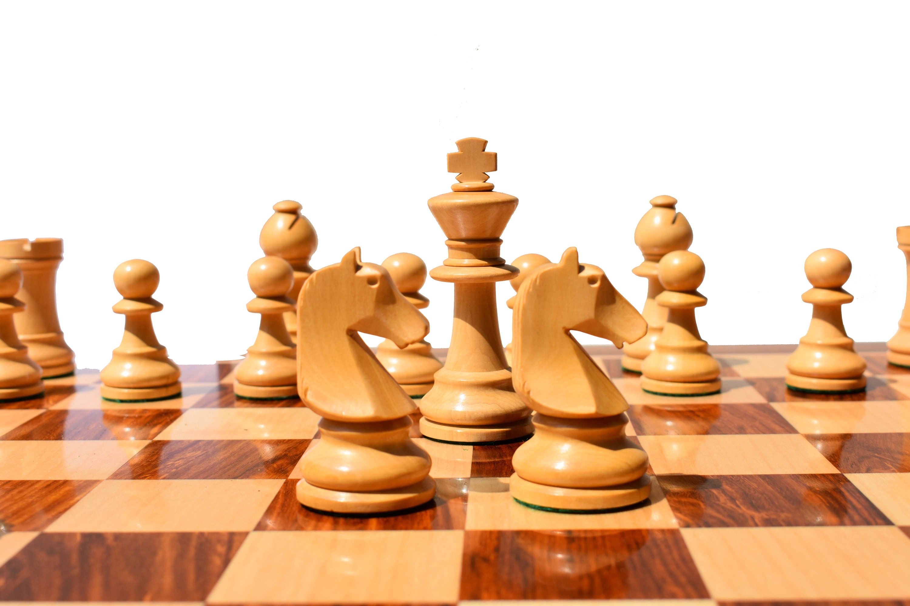 B210 Henri Chavet Series Reproduction 1980-1990 Chess Pieces Boxwood ...