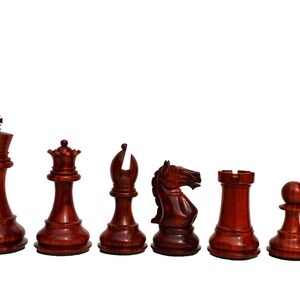 Centurion Series Luxury Wood Staunton Chess Pieces Boxwood & Padauk 4 ...