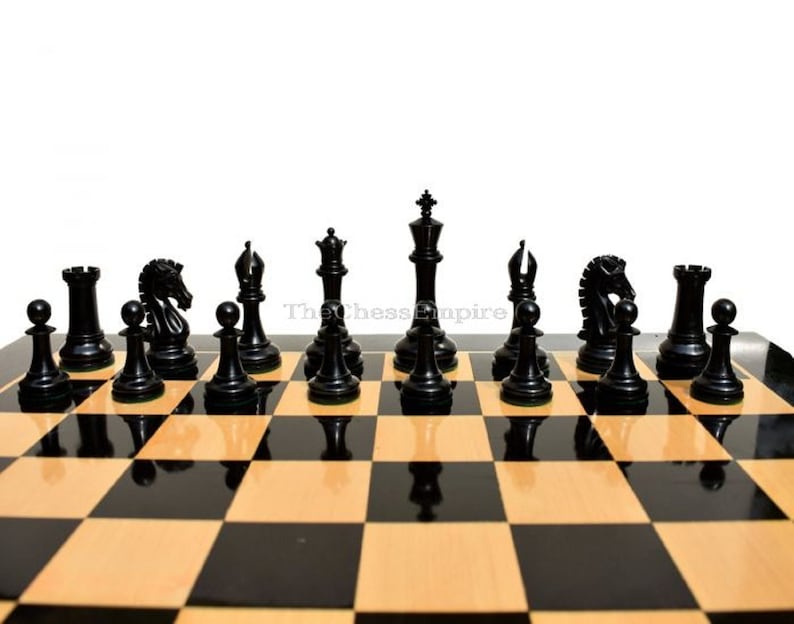 The Sinquefield Cup Series Luxury Wood Chess Pieces | Etsy