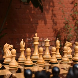 The Centurion Series Luxury Staunton Chess Pieces Boxwood & Ebony 4 ...