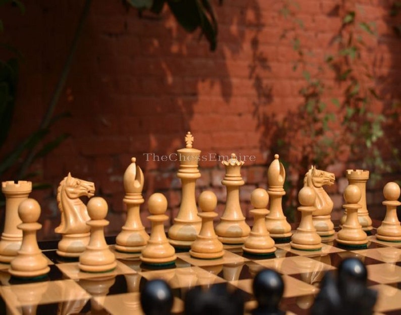 The Centurion Series Luxury Staunton Chess Pieces Boxwood & - Etsy
