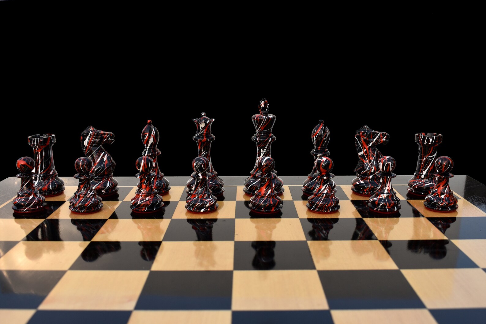 The Zebra Series Luxury Chess Pieces 4 King Boxwood - Etsy