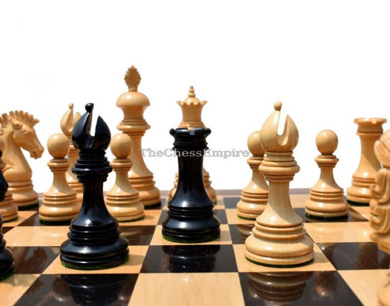 Wellington Series Luxury Chess Set Chess Pieces Boxwood & - Etsy