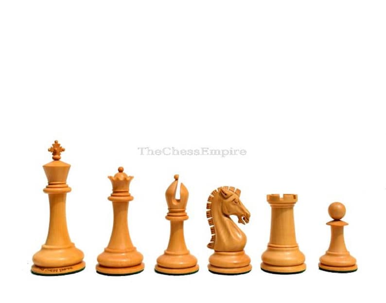 The Sinquefield Cup Series Luxury Wood Chess Pieces - Etsy