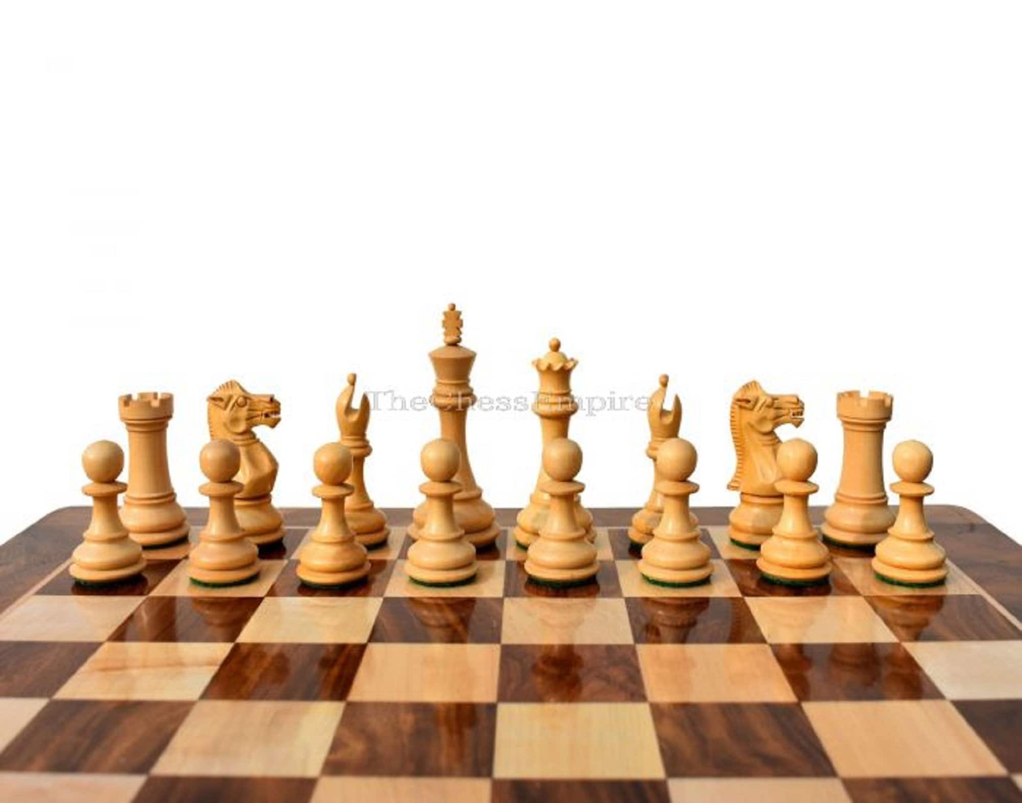 Combo of Collector Series Iv Luxury Chess Set Boxwood & | Etsy