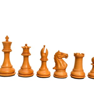 Centurion Series Luxury Wood Staunton Chess Pieces Boxwood & Padauk 4 ...