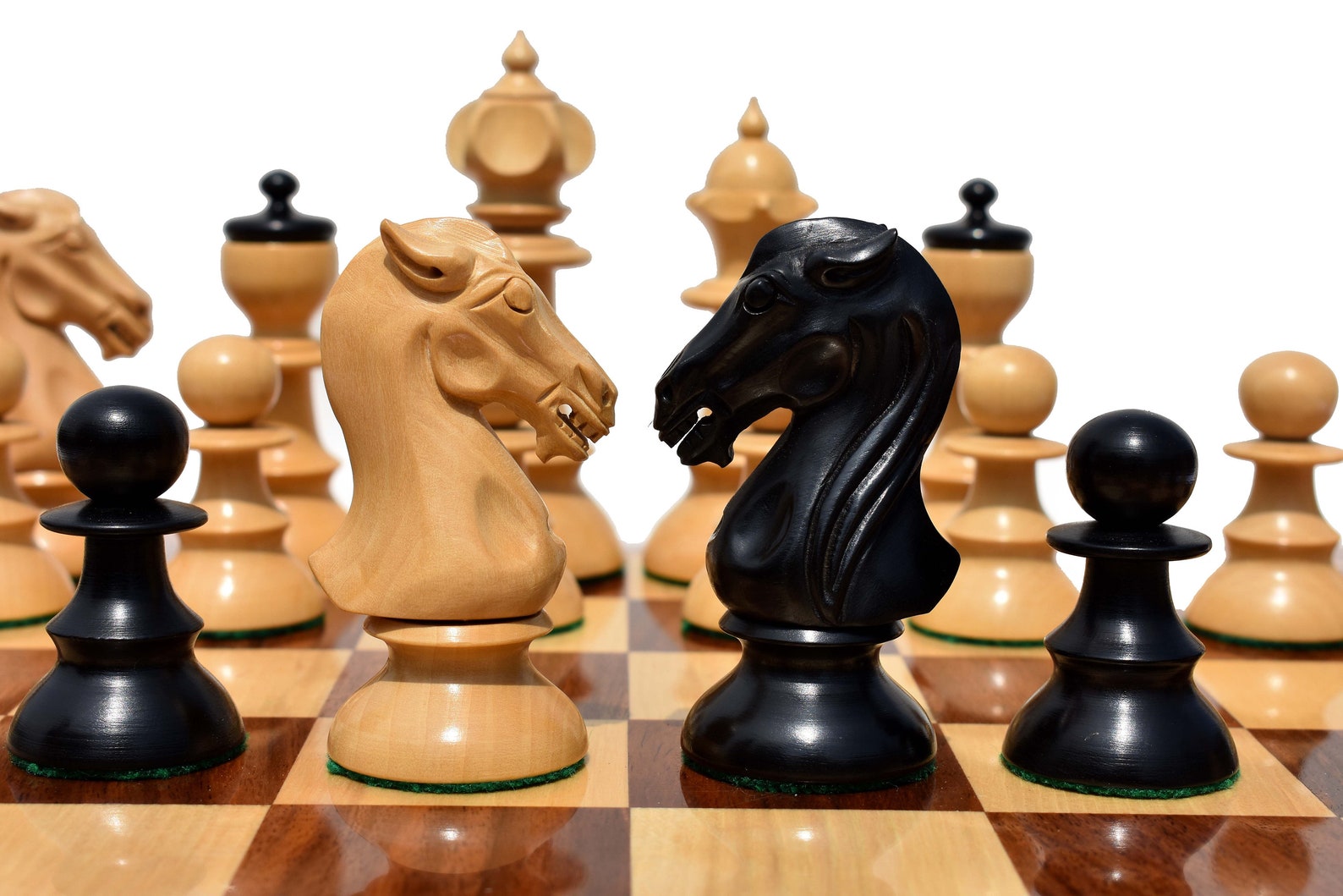 Austrian Coffee House Series Luxury Wood Chess Pieces Boxwood ...