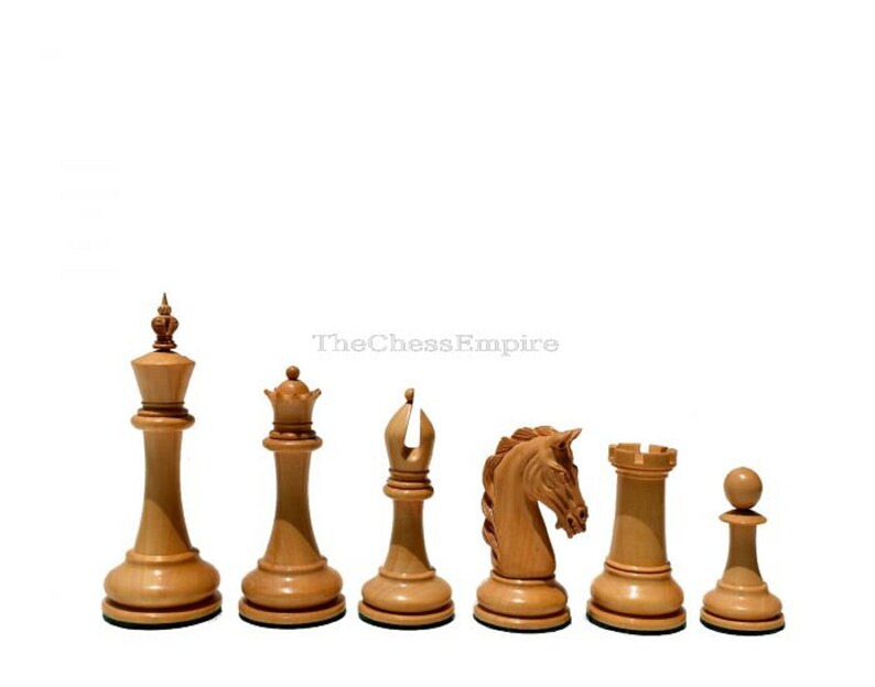 The King George Series Luxury Wood Chess Set Chess Pieces - Etsy