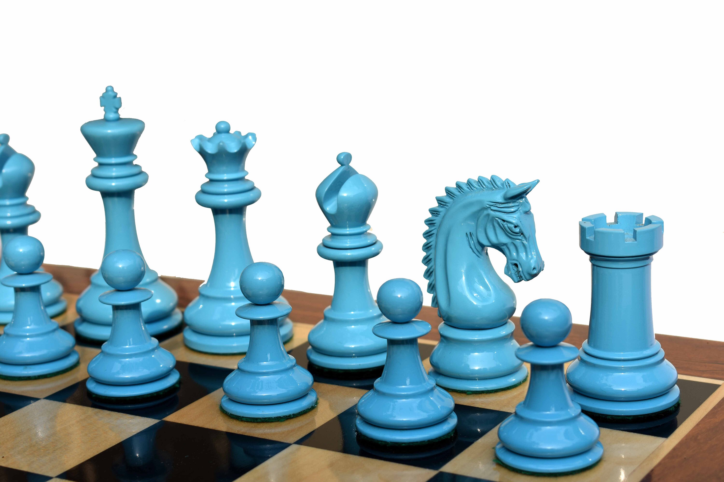 The Sovereign Series Luxury Chess Pieces Turquoise Blue & - Etsy