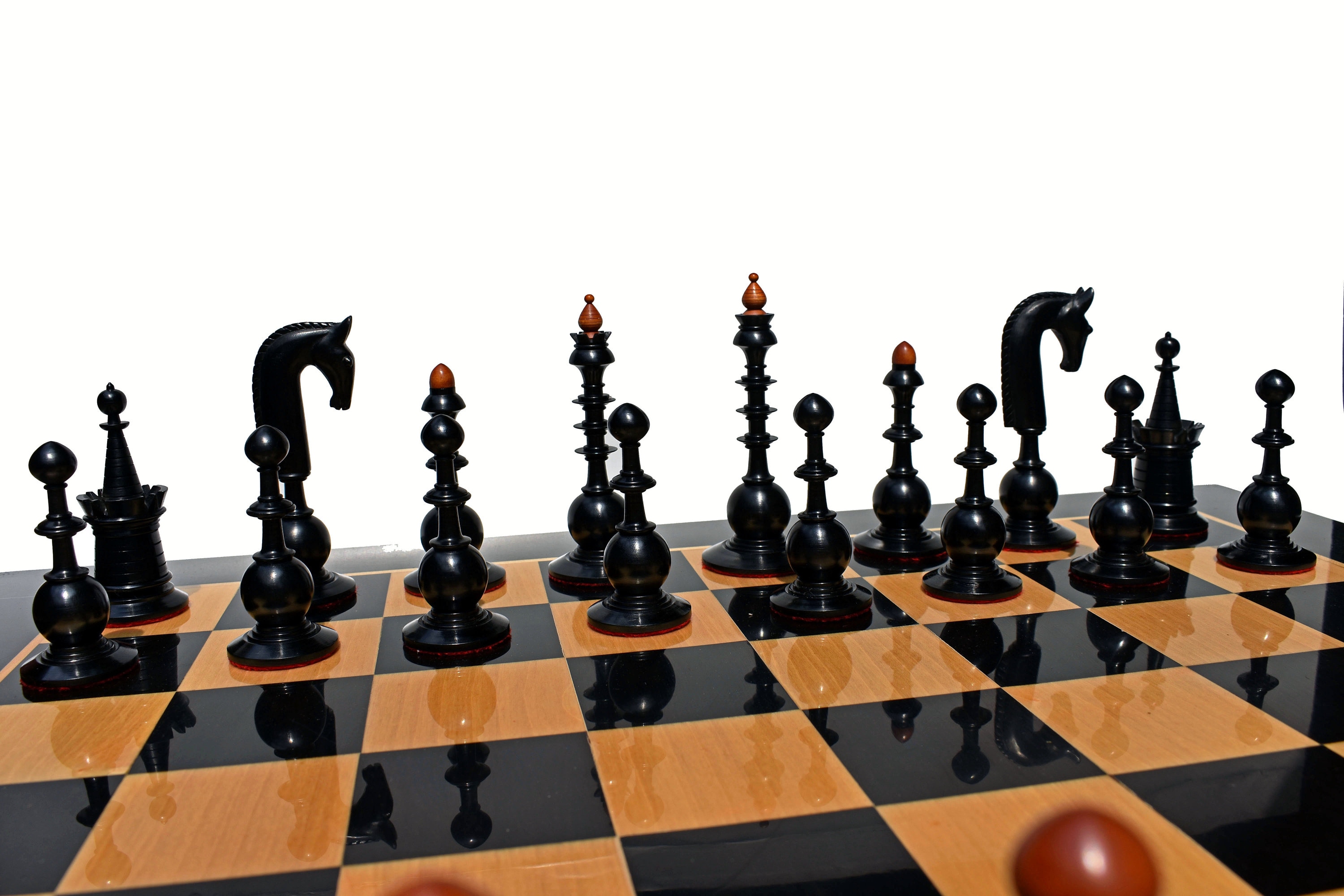 18th Century Antique Chess Reproduction Dutch Series Luxury Wood Chess ...