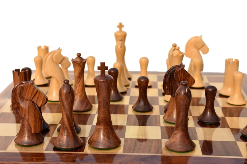 Ulbrich Series Complete Chess Set Combo With Boxwood & | Etsy