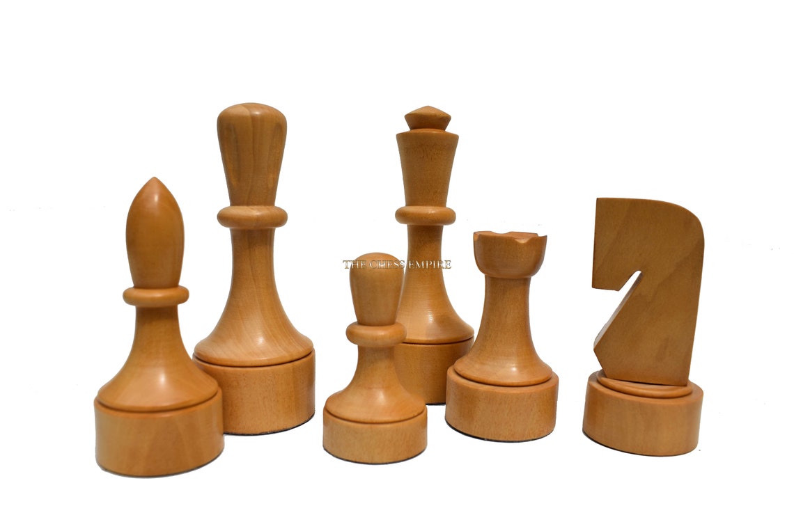 The Northern Art Series Wood Chess Pieces 3.75 King | Etsy