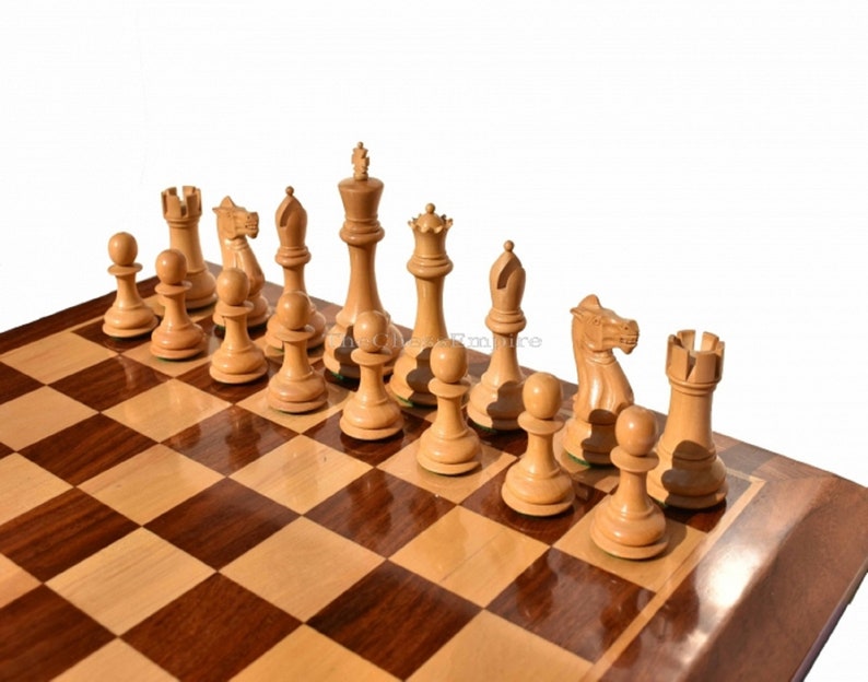 Players Series Complete Chess Set Combo With Boxwood & Rosewood 3.75 ...