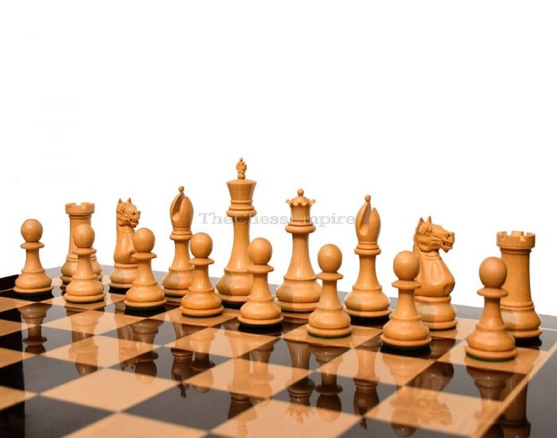The Centurion Series Luxury Staunton Chess Pieces Boxwood & Ebony 4 ...