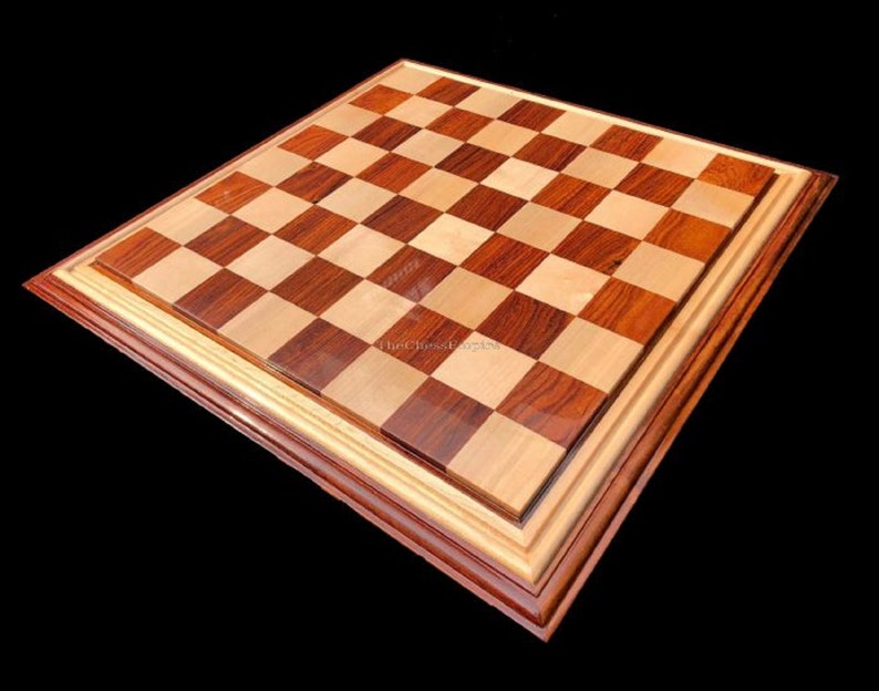 23” Signature Series Luxury Chess Board With 2.25” Square Solid Wood ...