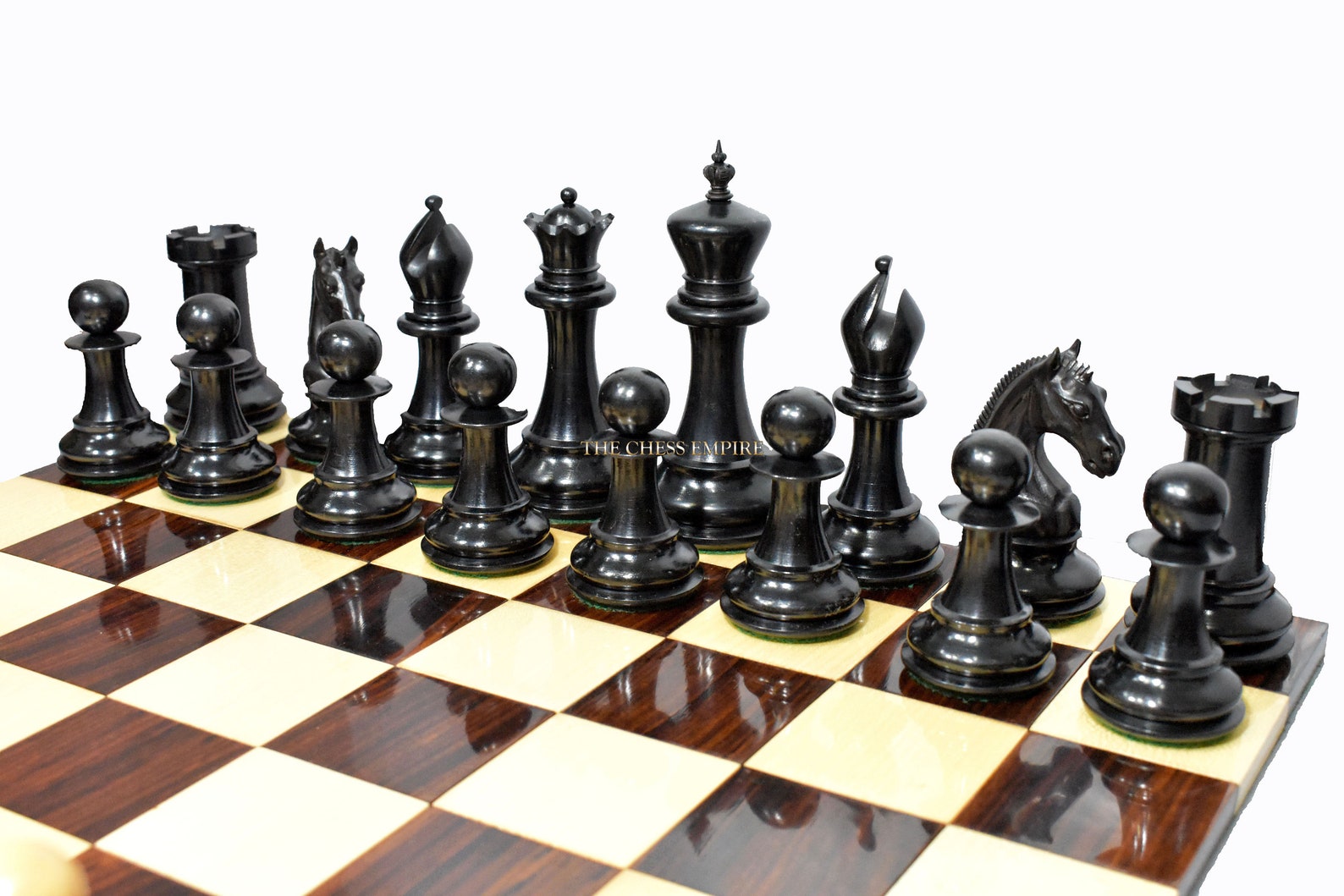 The Arabian Knight Luxury Chess Pieces Boxwood & Ebony - Etsy