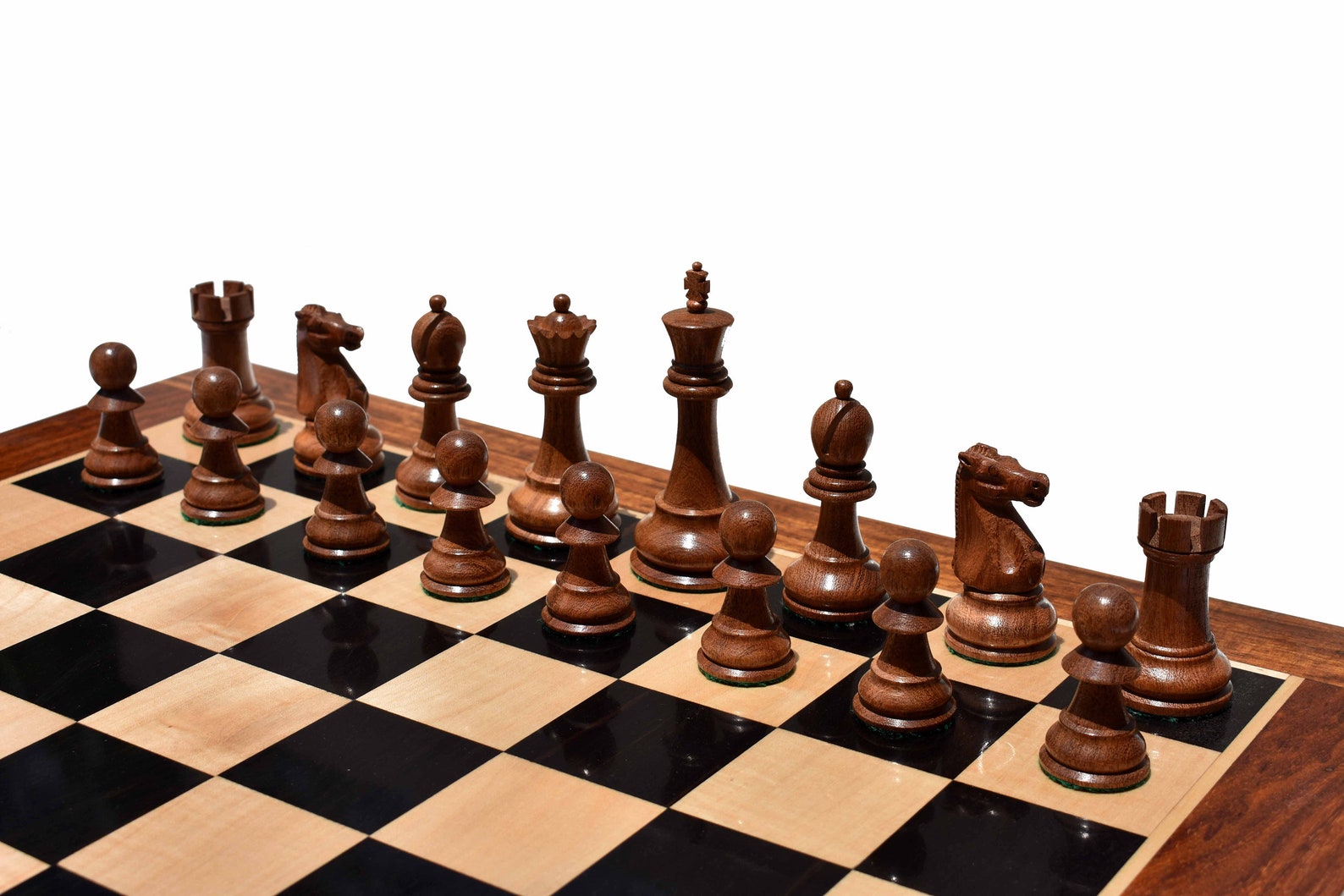 1972 Championship Fischer Spassky Luxury Wood Chess Pieces - Etsy