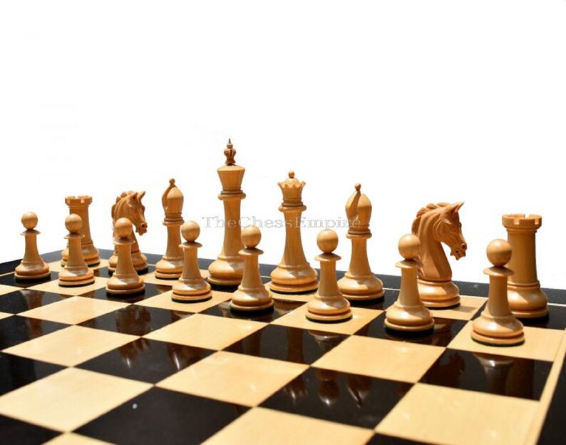 The King George Series Luxury Wood Chess Set Chess Pieces - Etsy