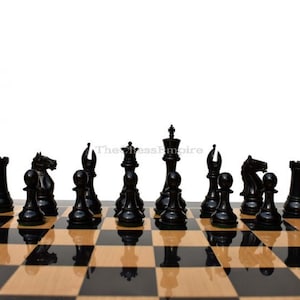 The Centurion Series Luxury Staunton Chess Pieces Boxwood & Ebony 4 ...