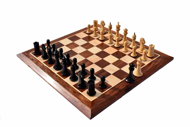Forever Series Luxury Complete Chess Set Boxwood & Ebonized | Etsy