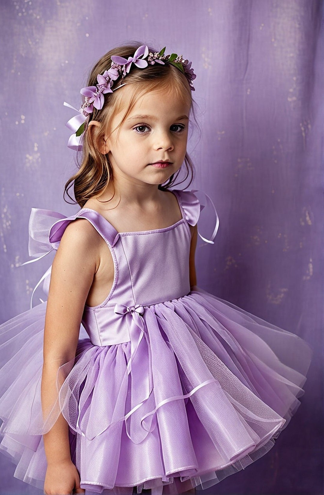 Lilac Dream Princess Dress Enchanting Tulle Tutu Gown for Girls ...