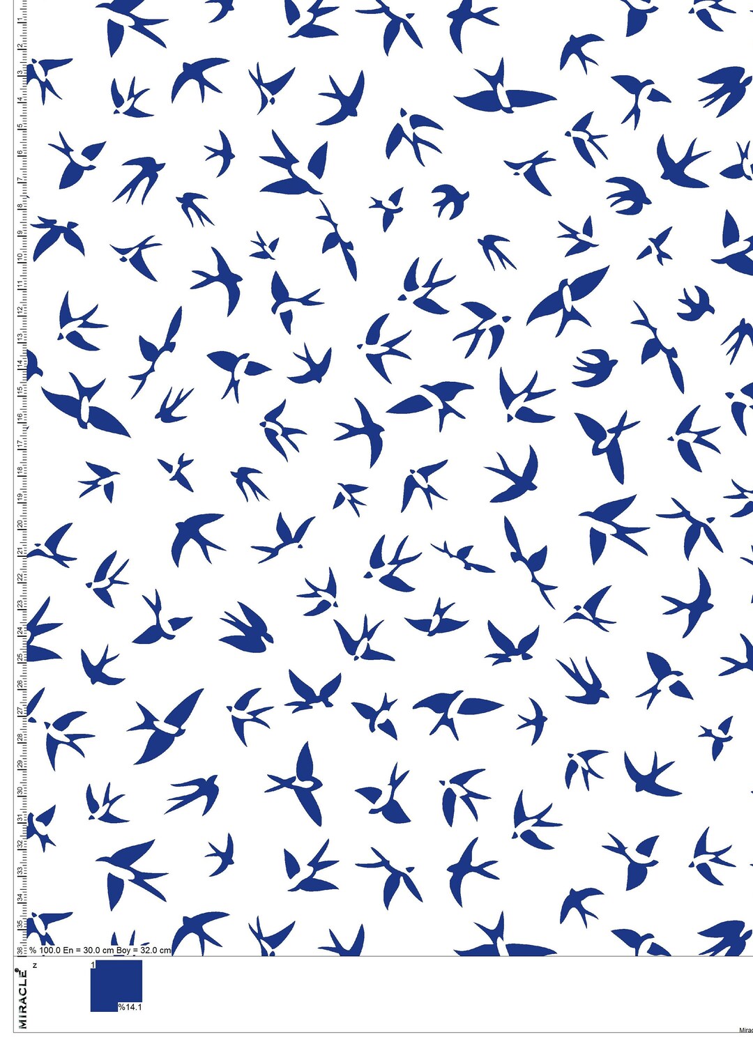 Bird Print, Bird Print on Fabric, Bird Pattern, Stretch Fabric, Fabric ...