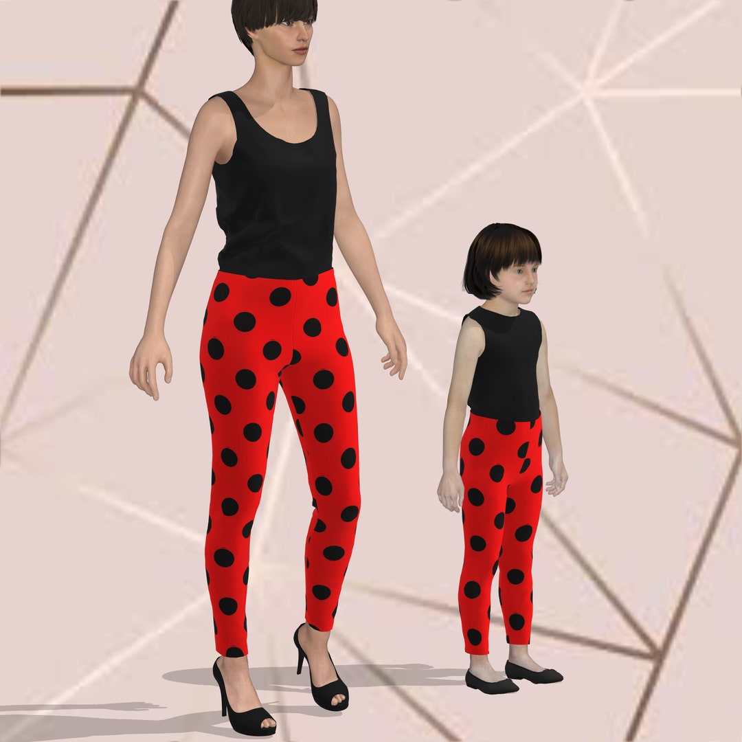 Matching Outfits Family Matching Mommy and Me Leggings - Etsy