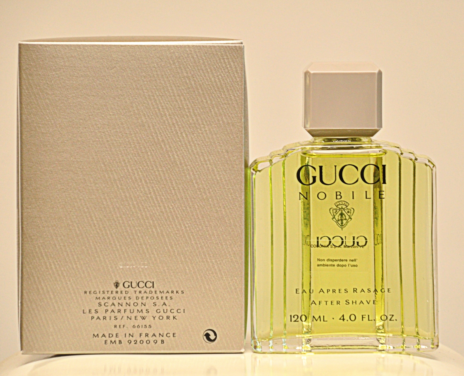 Gucci Nobile After Shave 120ml 4 Fl. Oz. Splash Not Spray Perfume for ...