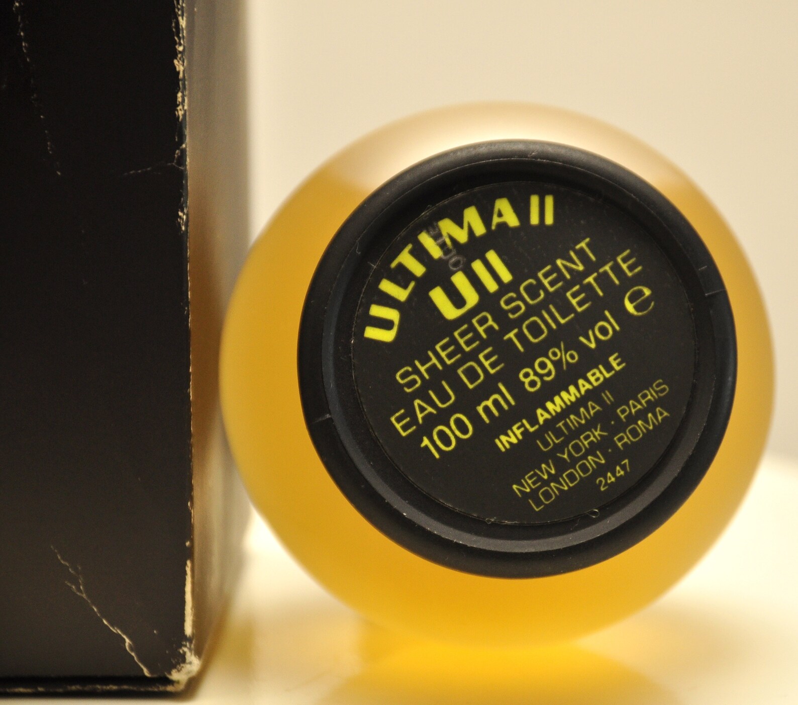 U II Sheer Scent by Ultima II Eau De Toilette 100ml 3,4 Fl. Oz. Natural ...