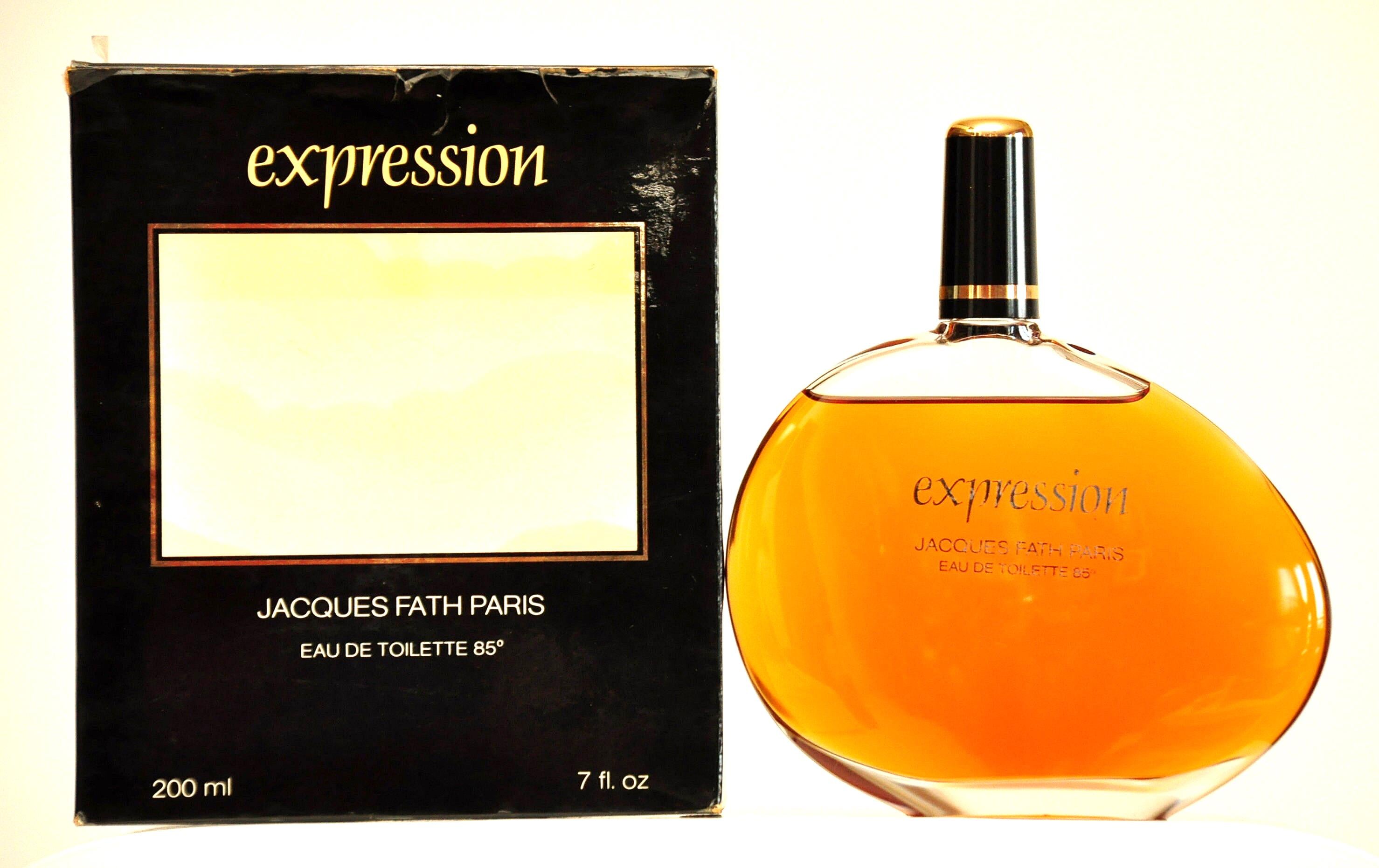 Jacques Fath Expression Eau De Toilette 200ml 7 Fl. Oz. Splash Perfume ...