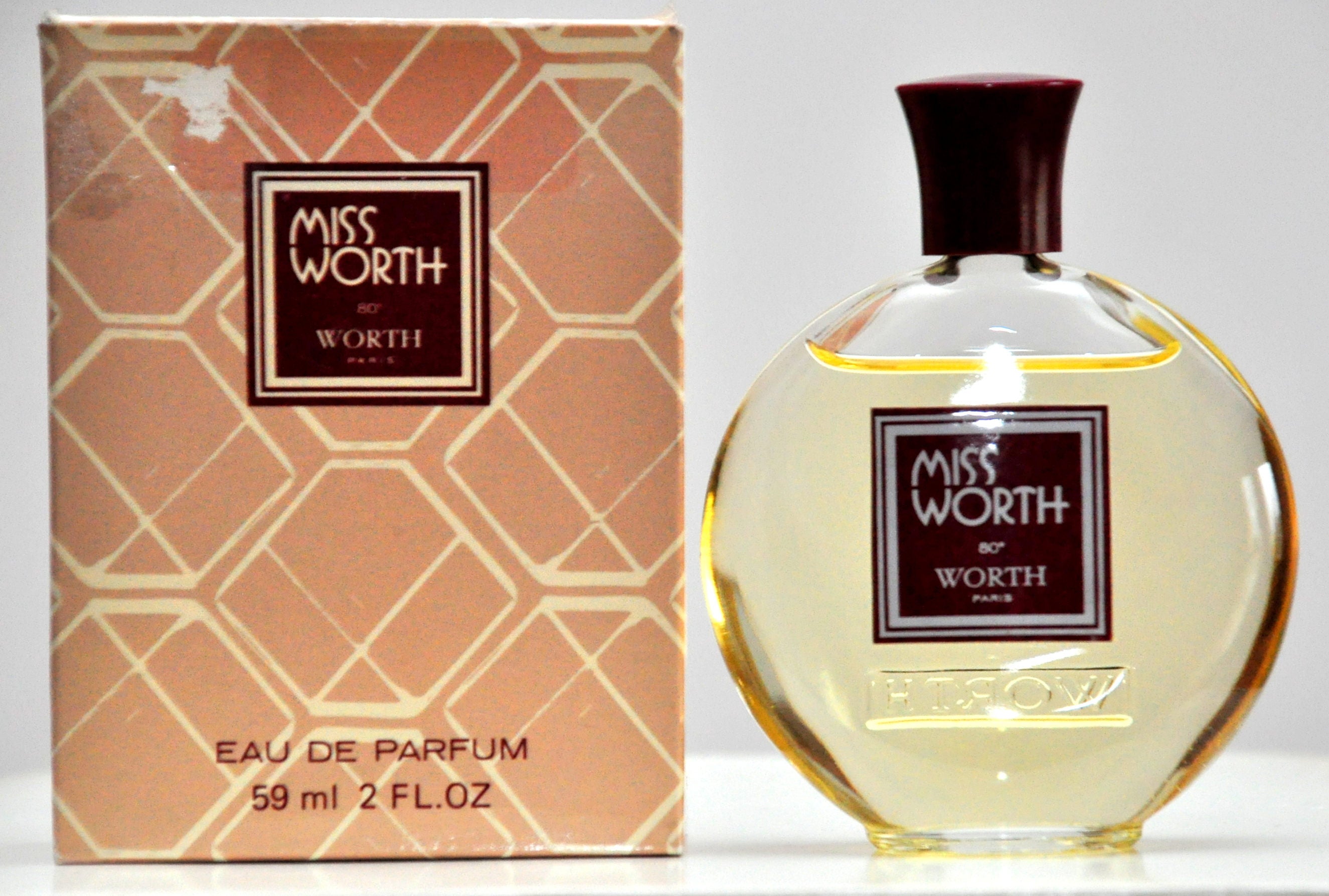 Worth Paris Miss Worth Eau De Parfum 59ml Fl. Oz. 2 Splash Perfume for Woman Rare Vintage 1977 Etsy