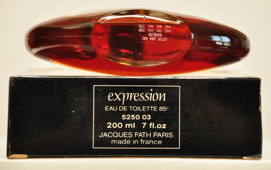 Jacques Fath Expression Eau De Toilette 200ml 7 Fl. Oz. Splash Perfume ...