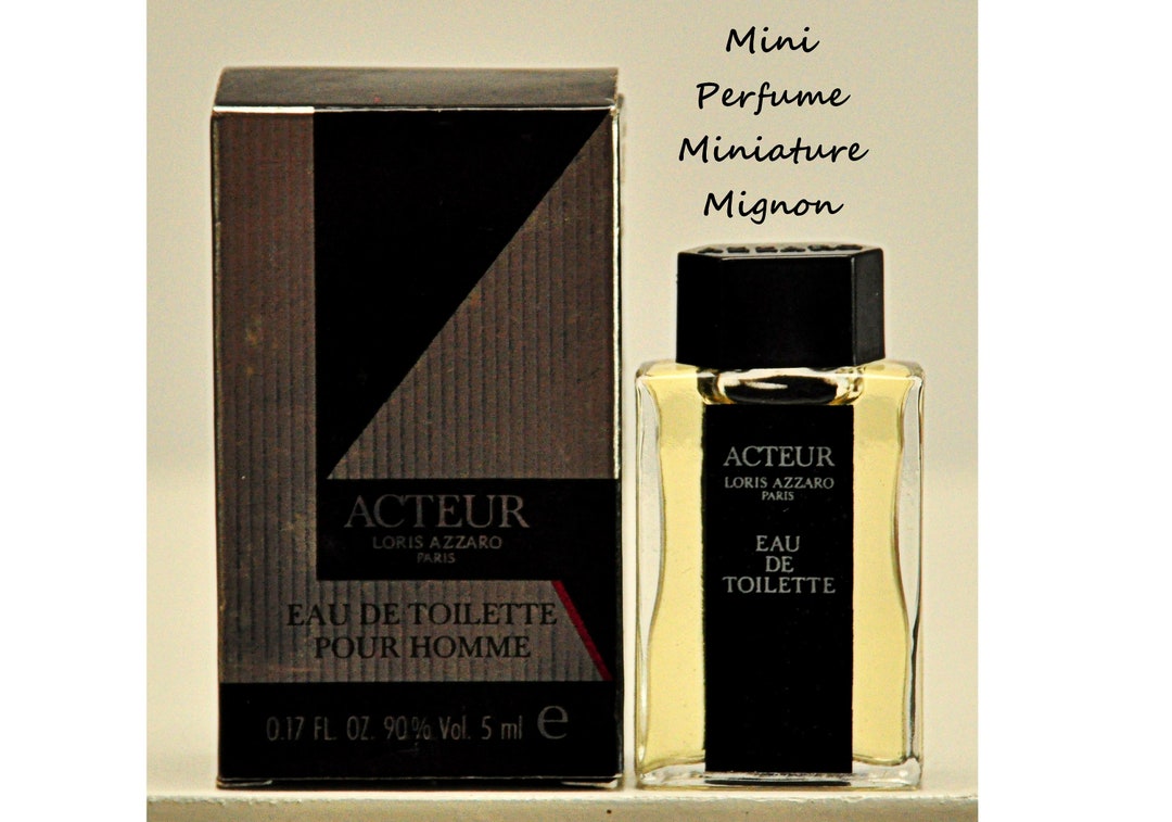 MINIATURE Loris Azzaro Acteur Pour Homme Eau De Toilette Edt 5ml 0.17 ...