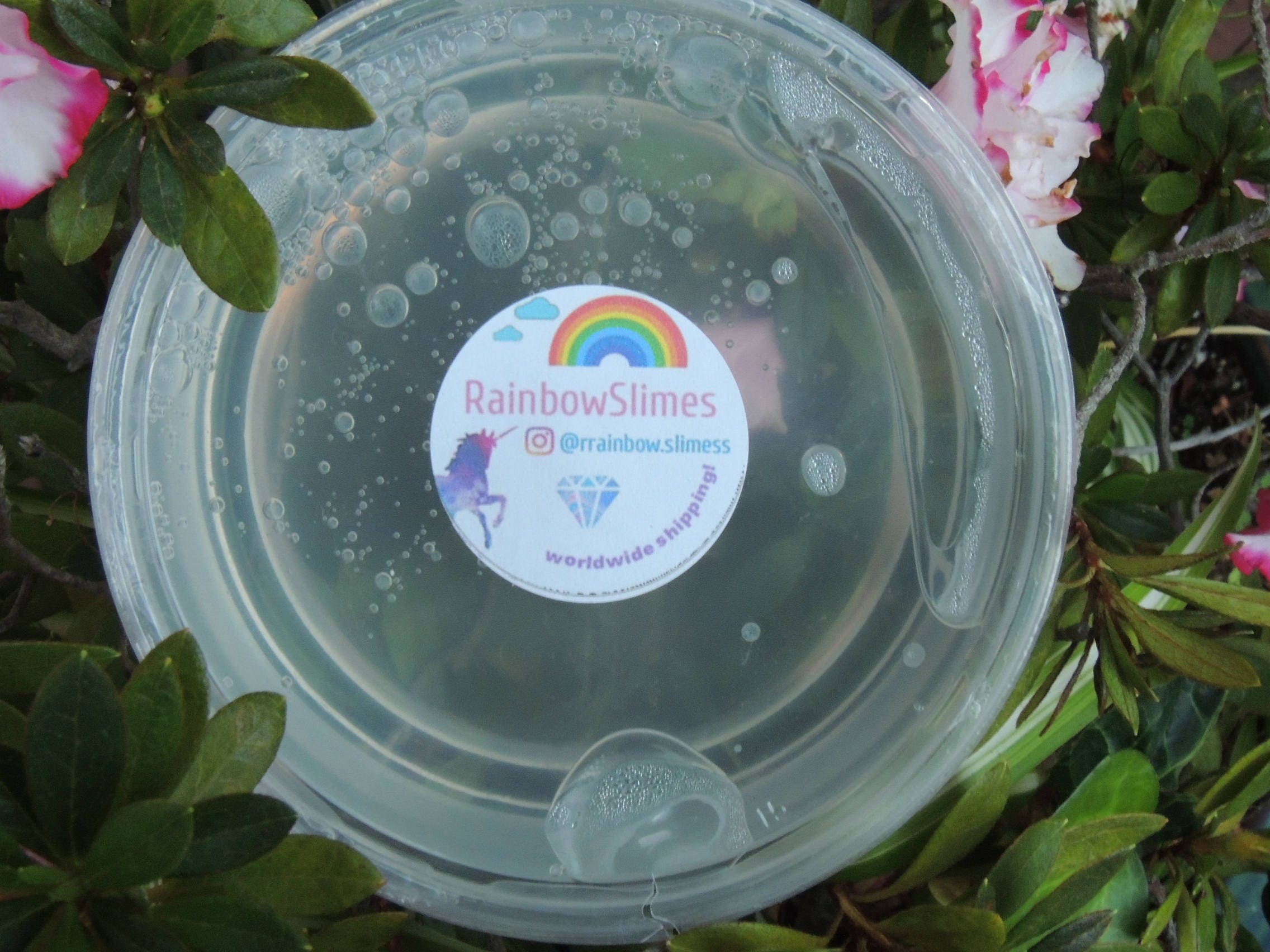 Crystal Clear Slime - Etsy