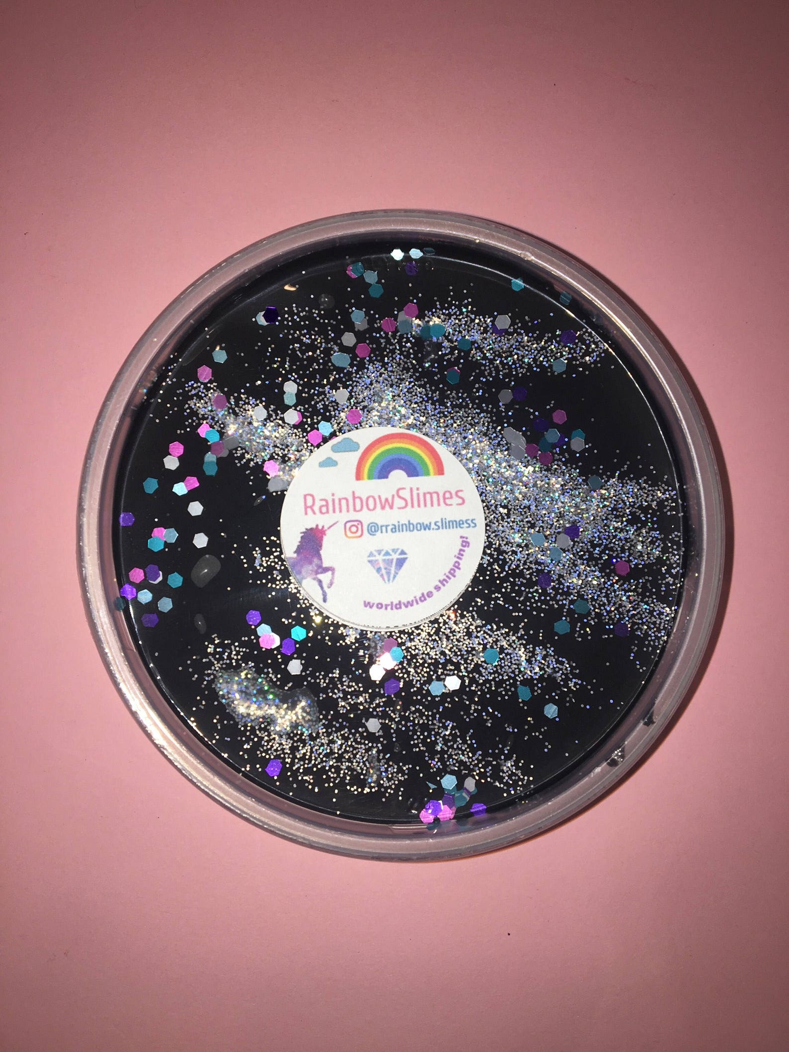 Black Butter Galaxy Slime - Etsy