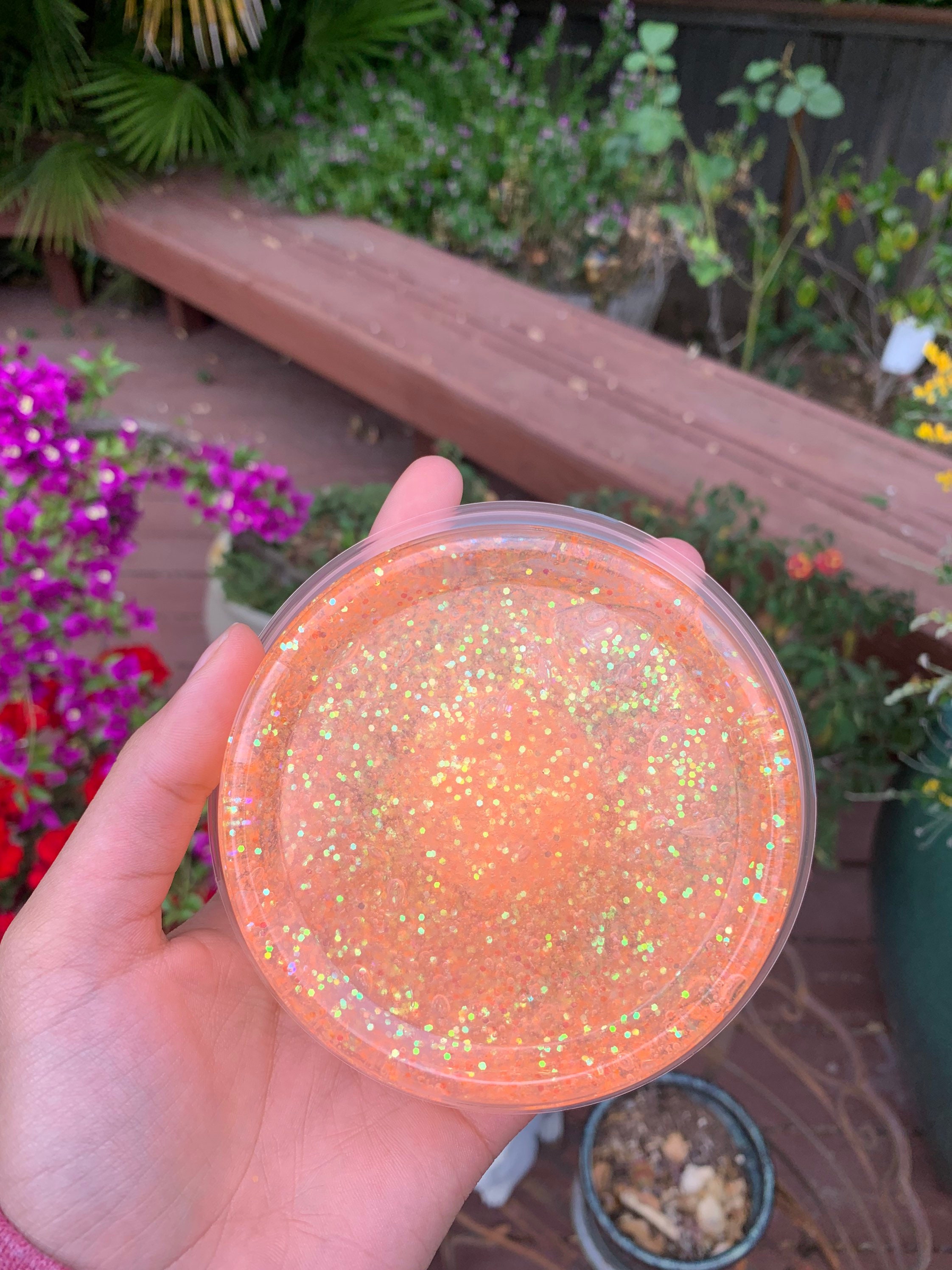 Peach Infused Water Scented Clear Slime - Etsy
