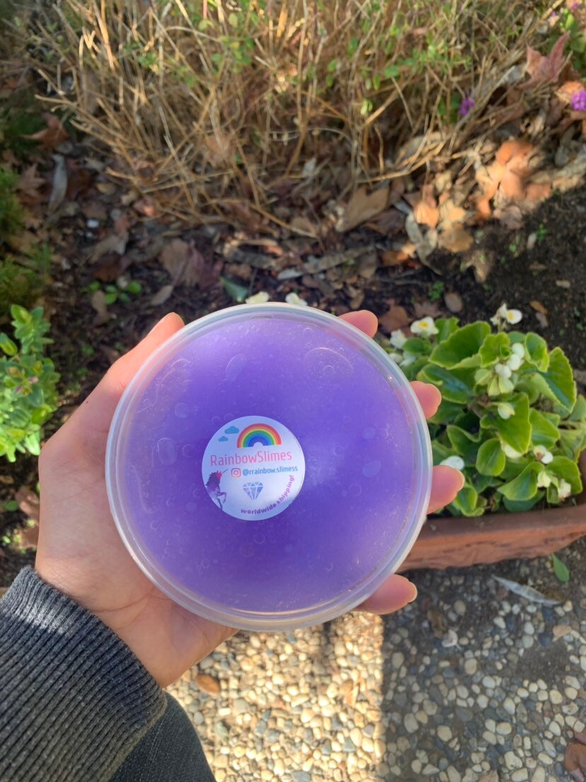 Peanut Butter and Grape Jelly Slime Duo | Etsy