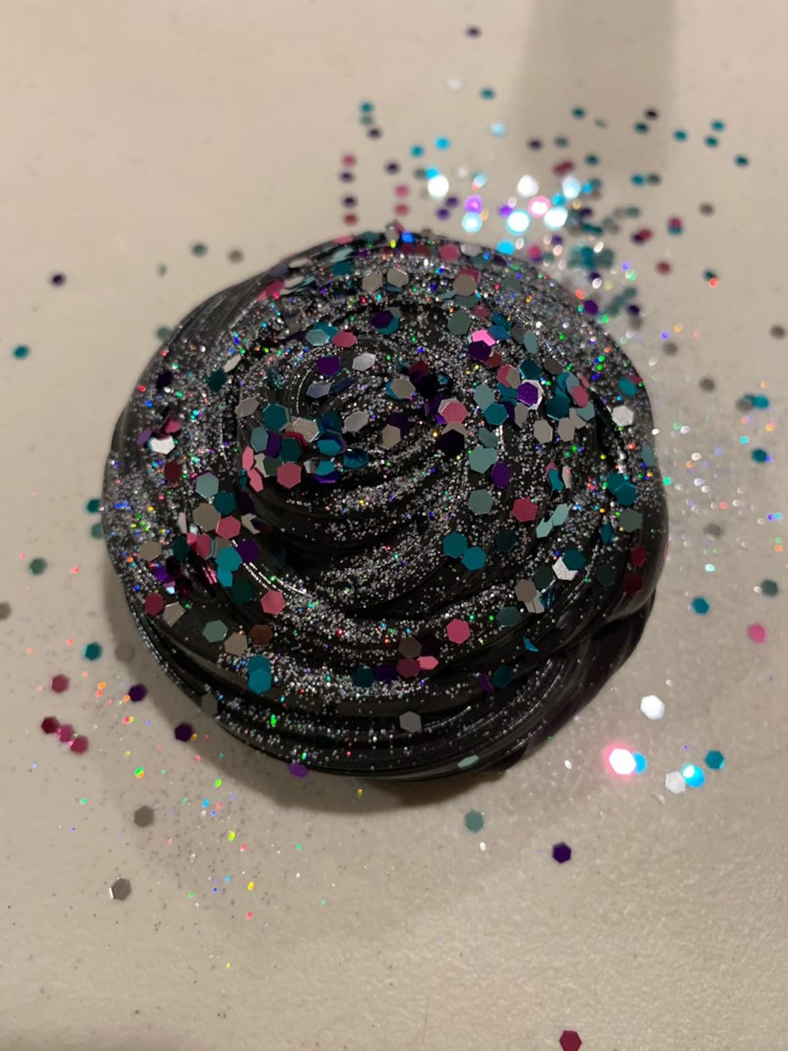 Black Butter Galaxy Slime - Etsy