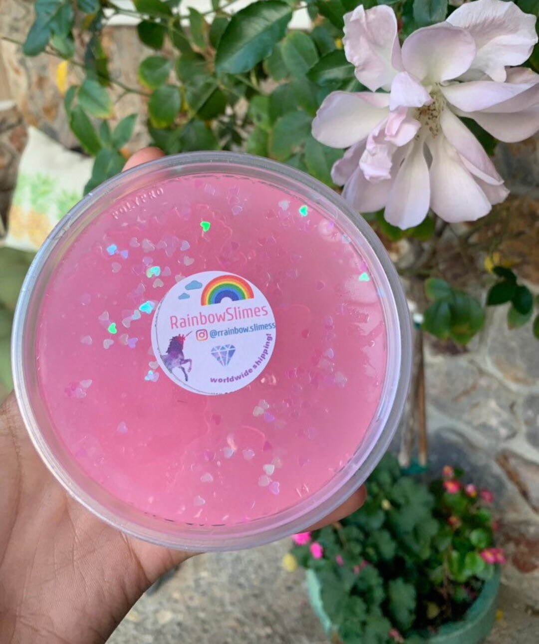 Candy Hearts Fishbowl Slime - Etsy