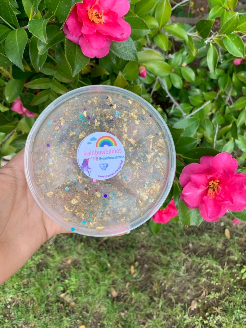 Crown Jewels Clear Slime - Etsy