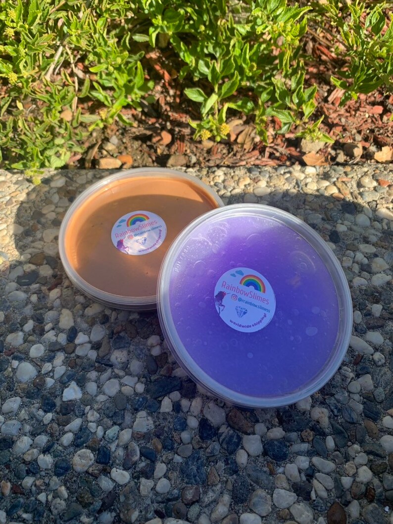 Peanut Butter and Grape Jelly Slime Duo - Etsy