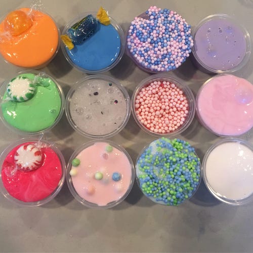 Purple Crunchy Floam Slime scented Slime Crunchy Slime - Etsy