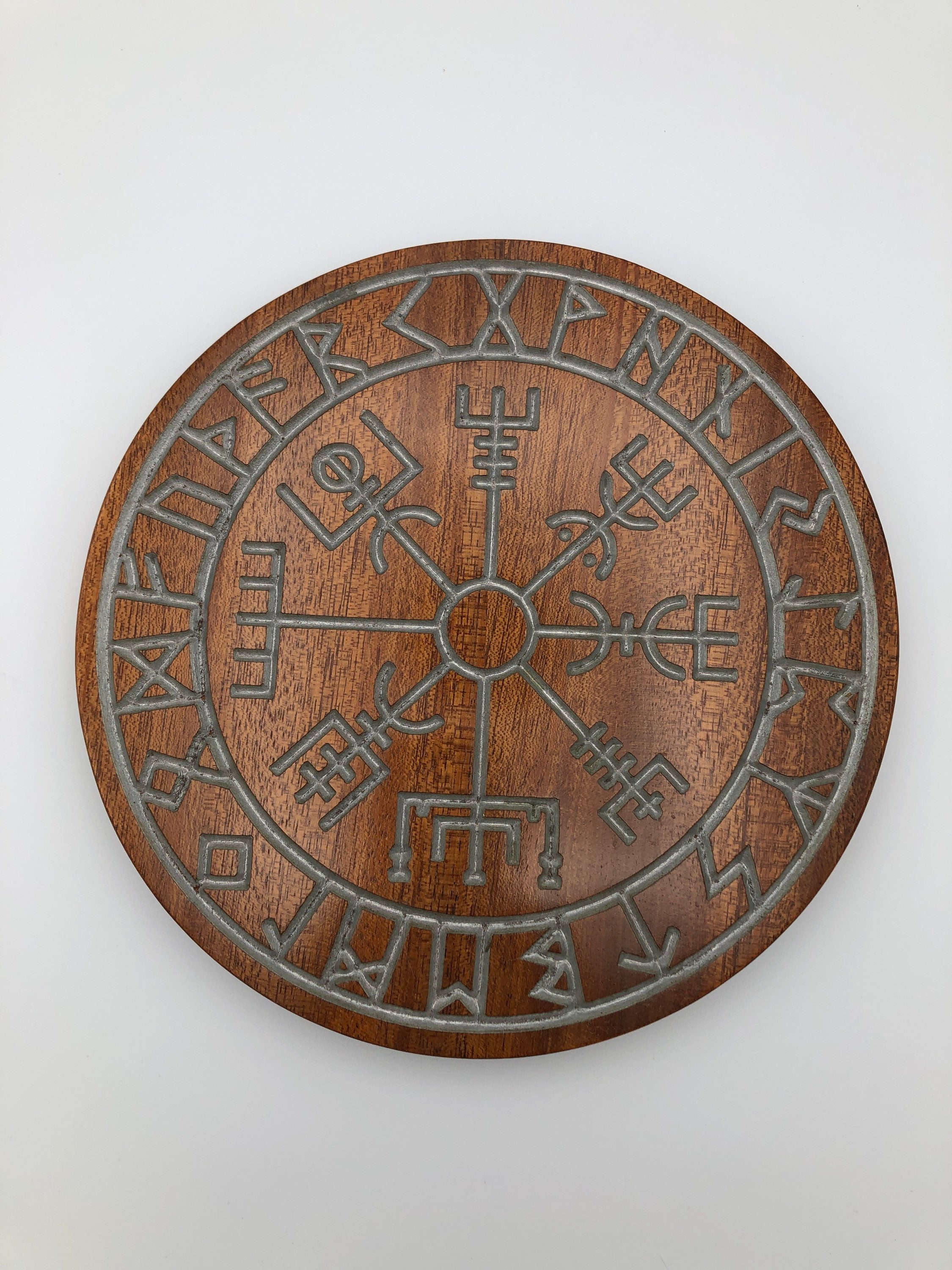 Norse compass Viking Vegvisir Viking rune wayfinder | Etsy