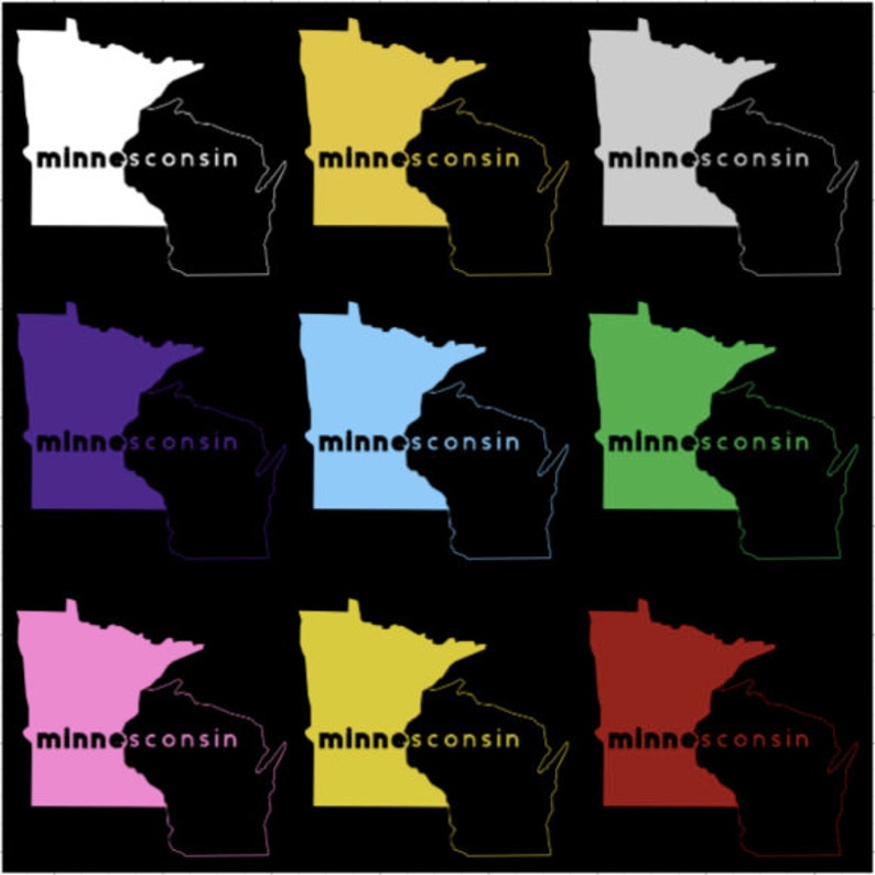 MINNESCONSIN Car Decal - Etsy