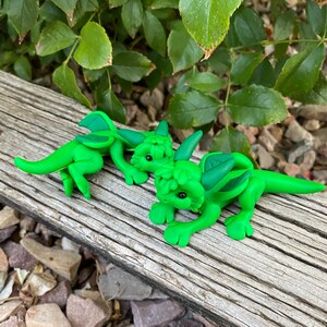 Color Wheel Polymer Clay Mini-dragons - Etsy