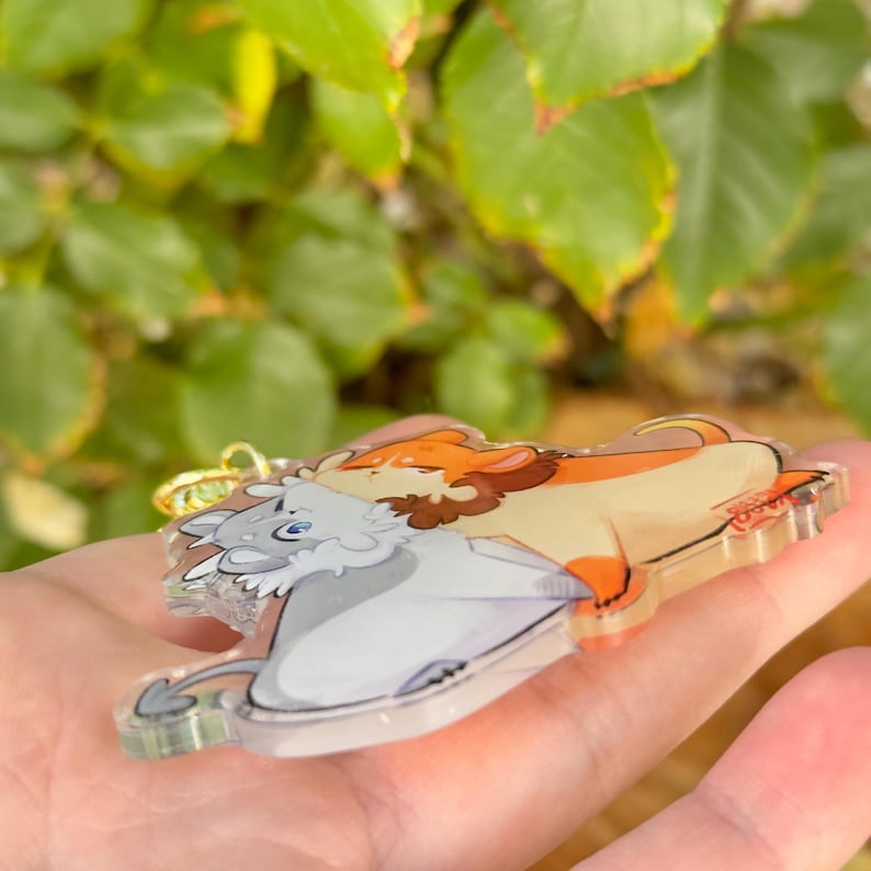 Phainon and Mydei Chimera Keychains - Etsy